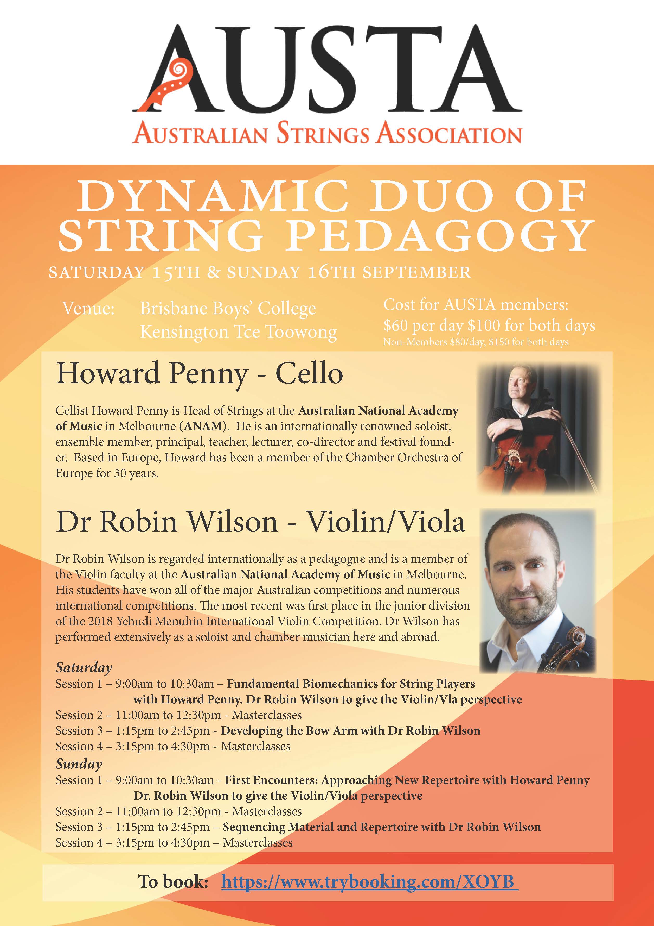 Dynamic Duo of String Pedagogy - AUSTA