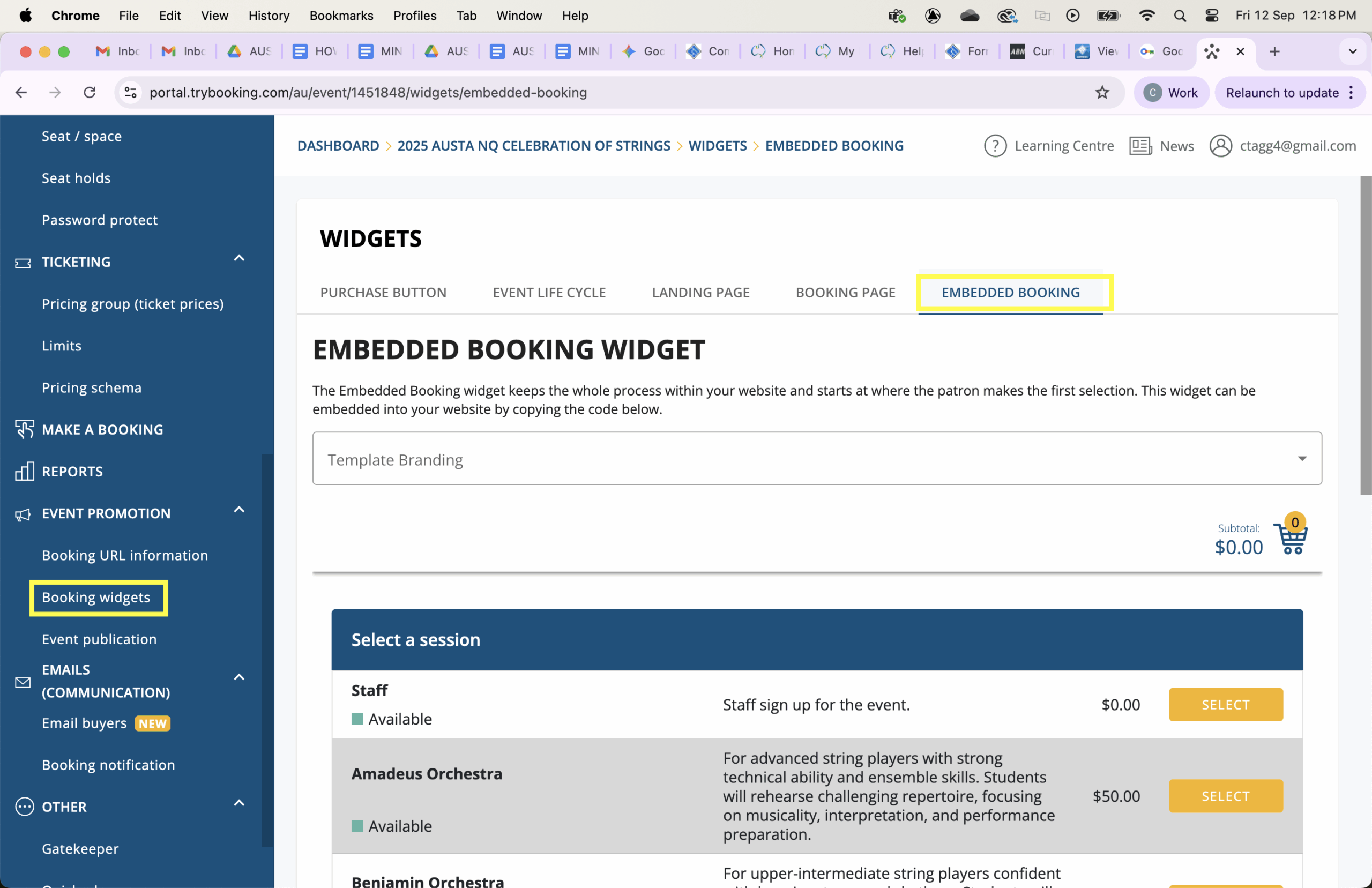 HOW TO ADD EVENTS - Embedding Trybooking link - AUSTA