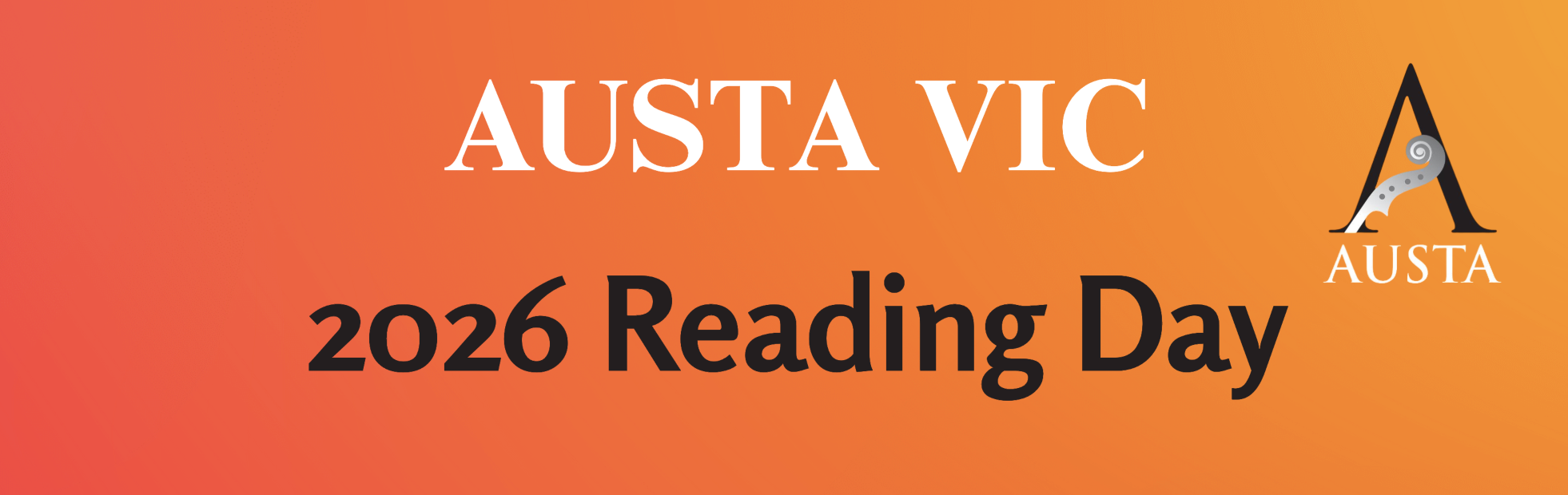 AUSTA VIC Reading Day and AGM - AUSTA